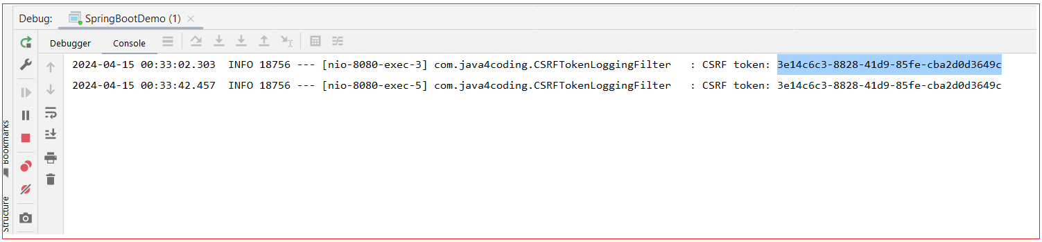 Enhanced Security Monitoring with CSRF Token Logging Filter in Spring ... Enhanced Security Monitoring with CSRF Token Logging Filter in Spring ...